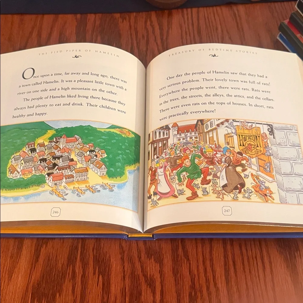 Other | Vintage Treasury Of Bedtime Stories Hardcover Classic Childrens ...